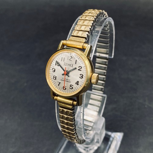 Ladies REMEX 17 Jewel Wrist Watch Seconds Sweep Vintage Time Piece ...
