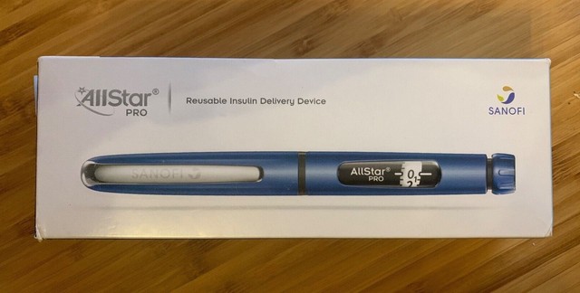 Sanofi Allstar Pro Reusable Insulin Pen - Blue - and for sale online | eBay