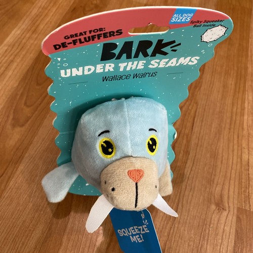 Bark - Under the Seams - Moby Wallace Wairus - Squeaky/Crinkle Dog Toy ...