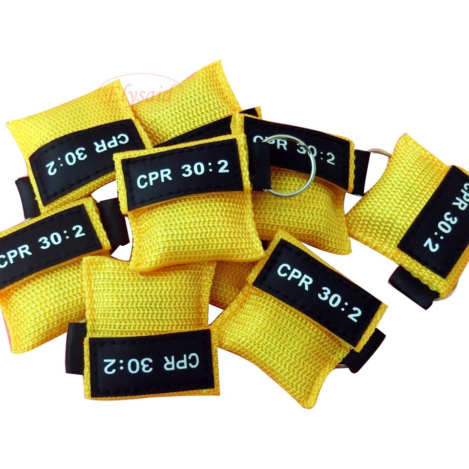 CPR Face Mask Keychain Face Shield CPR AED First Aid Training CPR 30:2 ...