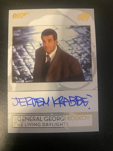 2019 James Bond Collection Jeroen Krabbe General Georgi Koskov as #A-JK ...
