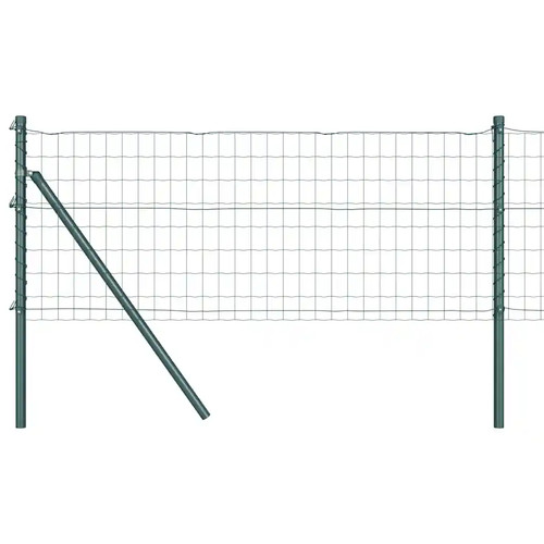 vidaXL Fence with Posts Silver 0.4 m Steel for sale online | eBay UK