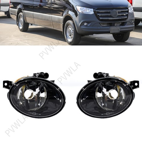 Front Fog Light Lamp W/O Bulb Set Fits 2019-2021 Mercedes-Benz Sprinter ...