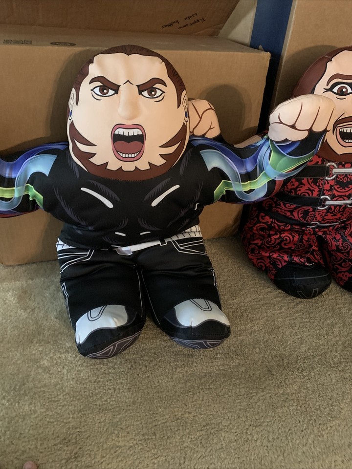 Superstar Buddy Wrestling 21" Plush Pillow Matt & Jeff Hardy Boyz WWE ...