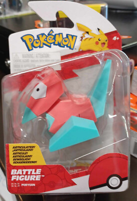 New Hot!! jazwares Pokemon Battle Action Figure PORYGON | eBay