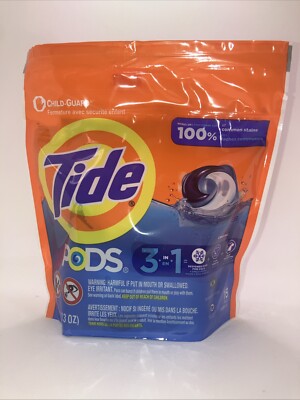 1 bag Tide PODS Original Scent Detergent pod Pacs, 16 counts | eBay