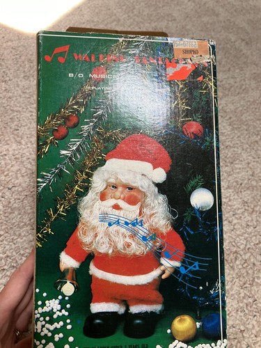 Vintage B/O Walking Santa Claus No S-150(not Working) | eBay