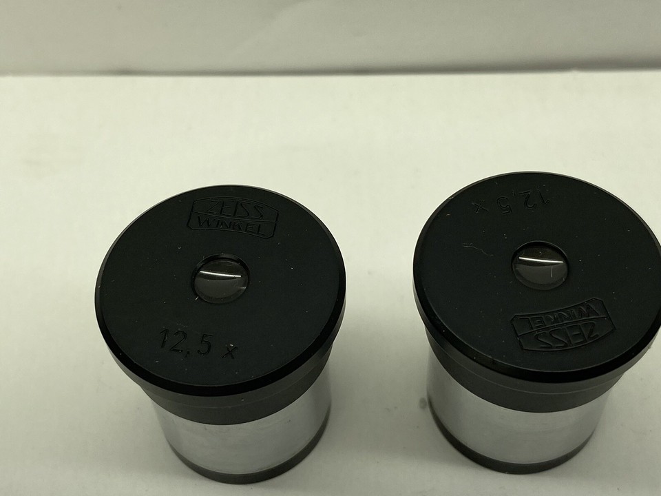 Set of 2 Zeiss Winkel 12,5x Microscope Eyepieces | eBay