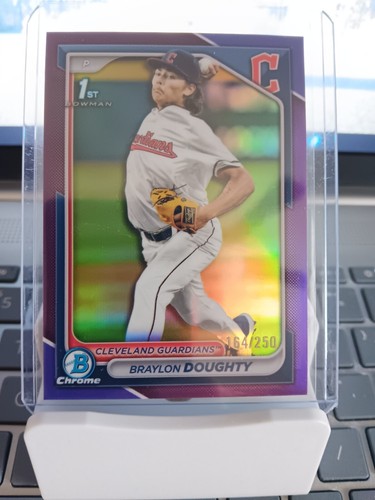 2024 Bowman Chrome Draft 1st Purple Refractor BRAYLON DOUGHTY /250 🔥 | eBay