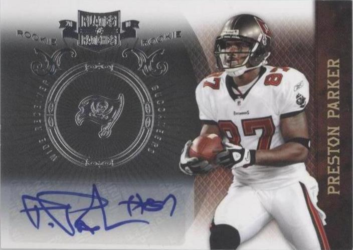 2010 Panini Plates & Patches - Preston Parker #179 Infinity Silver ...