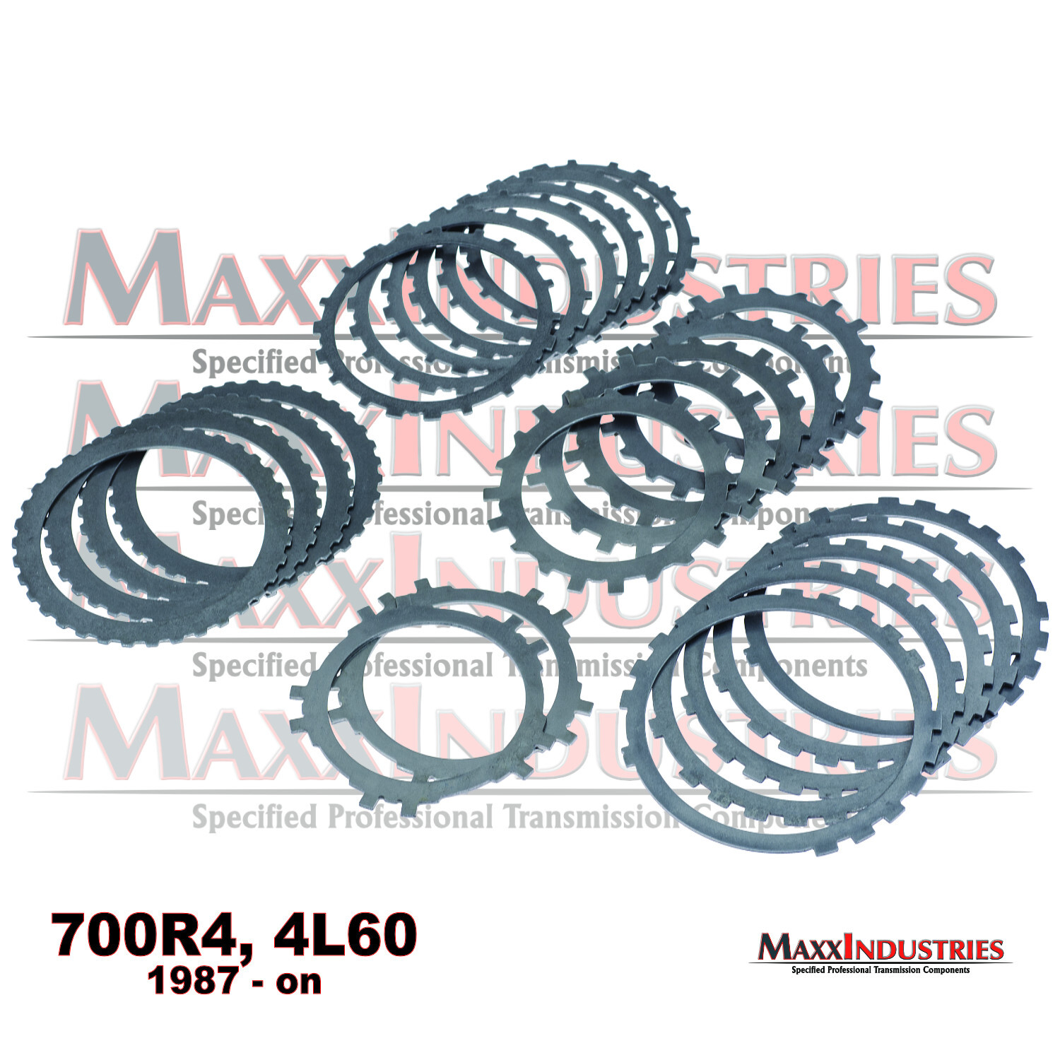700R4 4L60 Transmission Steel Clutch Kit - 22-Plate Set - Complete ...