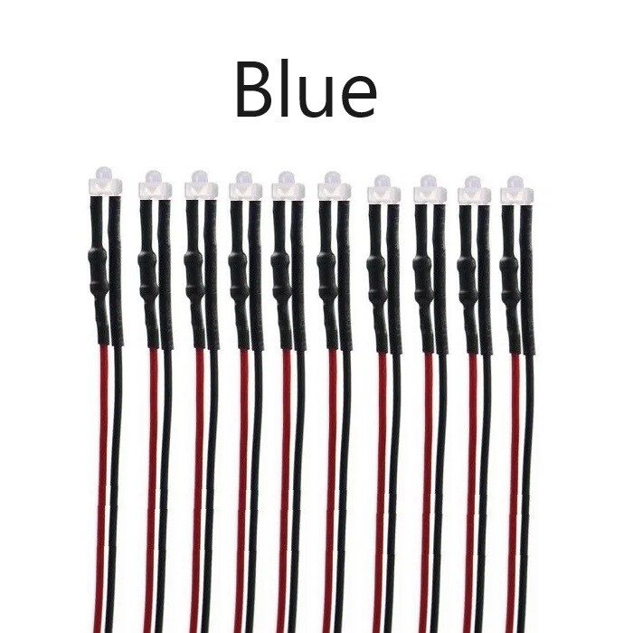 Tiny 1.8mm Smallest LED Light Bulb Clear PCB Attached Pre-Wired 5V-12V ...