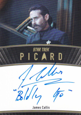 Star Trek Picard Season 2 & 3 Autograph Inscription James Callis ...
