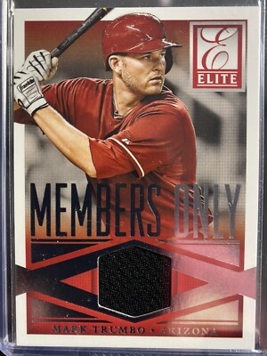 2015 Elite Members Only Materials #21 Mark Trumbo Jersey | eBay