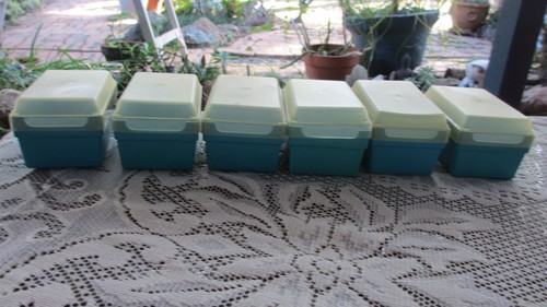 Vintage Blue Slide Boxes Good Condition x6 | eBay Australia