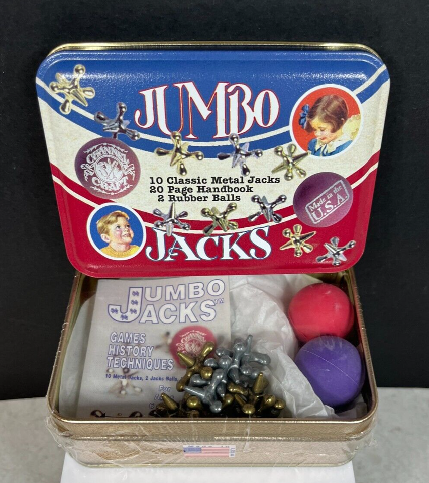Channel Craft JUMBO JACKS Game In Classic Toy Tin - NEW | eBay