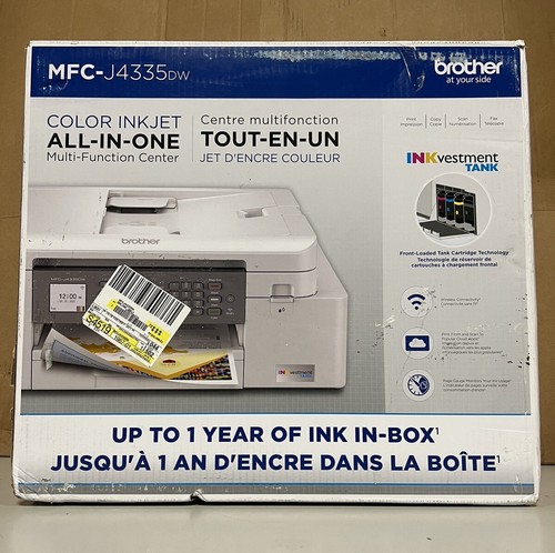 Brother - INKvestment Tank MFC-J4335DW Wireless All-in-One Inkjet ...