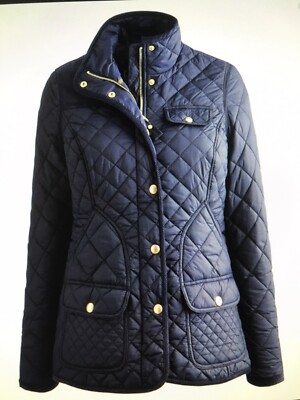 JOULES Calverley Ladies Classic Quilted Jacket MARNAVY UK 8 | eBay UK