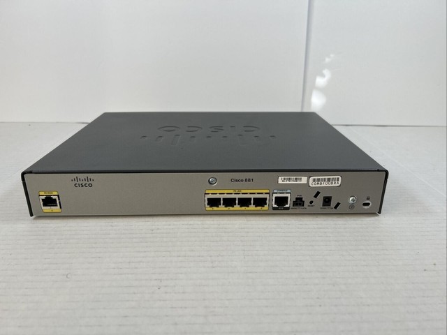 Cisco 5508 1000 Mbps 8-Port 10/100 Wireless N Router (CISCO881-SEC-K9 ...