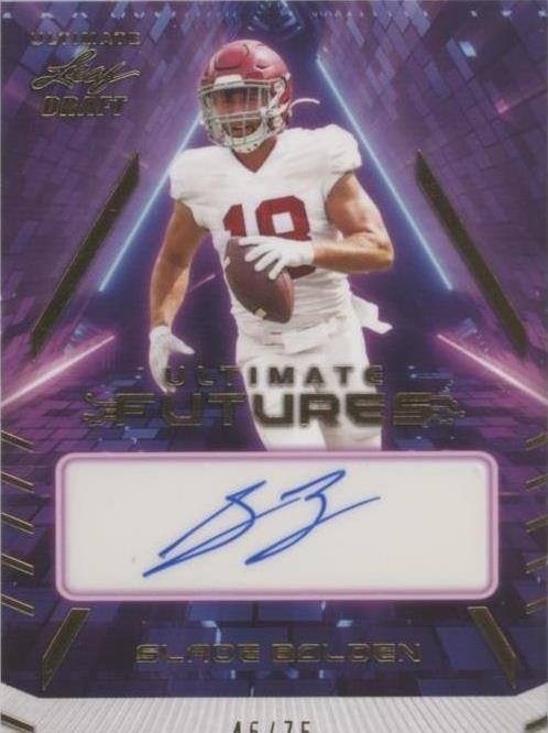 2022 Leaf Ultimate Draft - Ultimate Futures Slade Bolden #UF-SB1 Gold ...