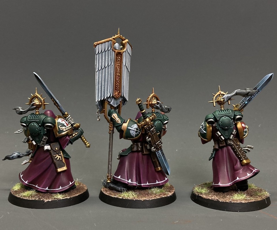Warhammer 40k Dark Angels Inner Circle Companions Painted Gallery Games ...