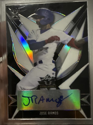 2021 Leaf Valiant Baseball Draft Auto Proof Prismatic Black Jose Ramos ...