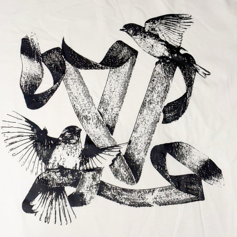 Louis Vuitton Men's Flying Bird Graphic T-shirt Size Large | eBay