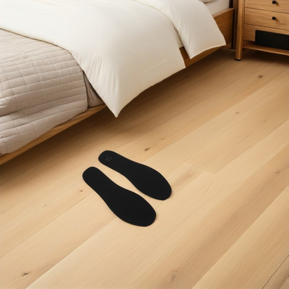 Set of 2 Safety Anti-puncture Insoles Double-sided Protective Anti-nail ...