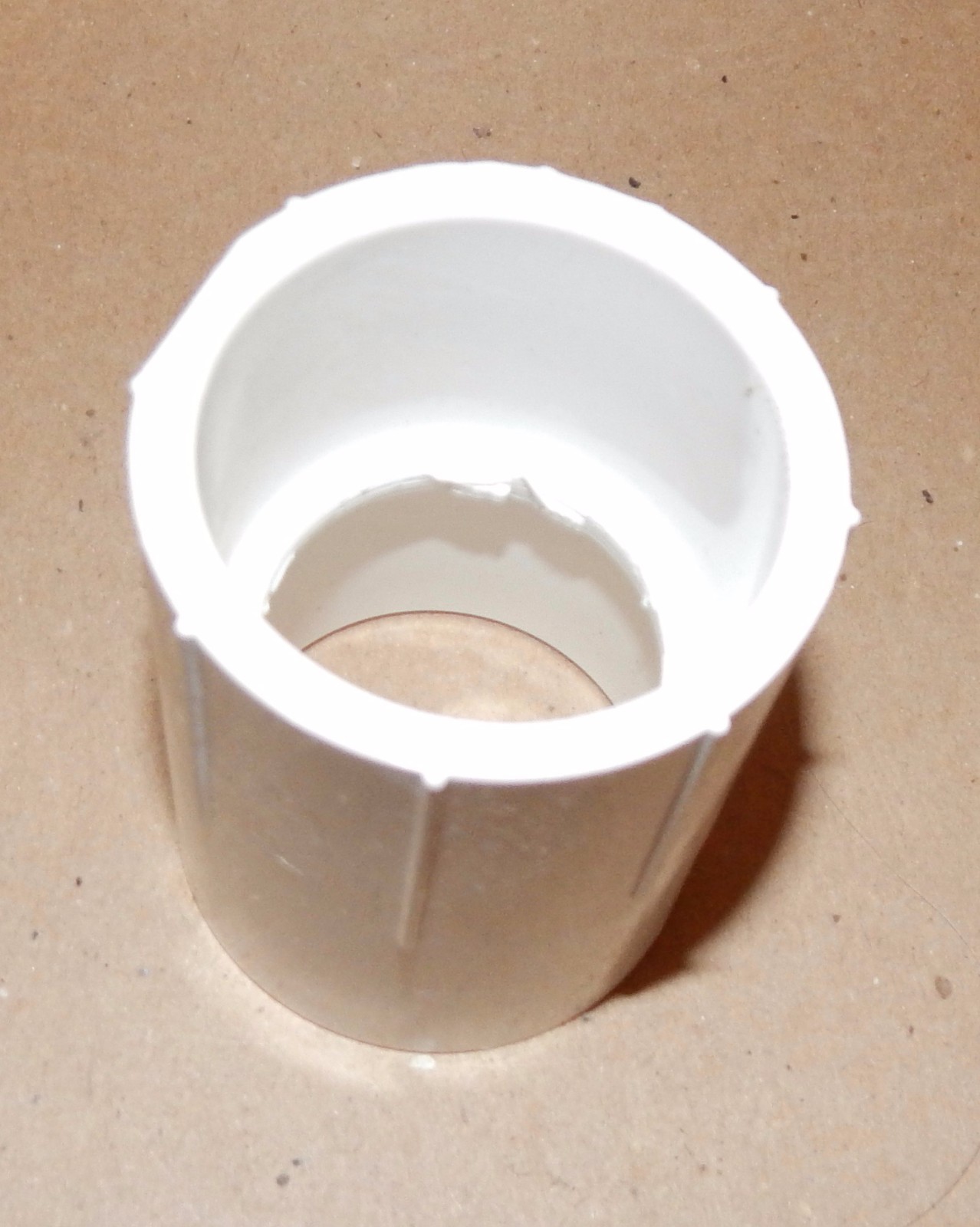 1 1/4" PVC Schedule 40 Slip/Slip Glue Adapters Clear Flo D2466 4ea USA ...