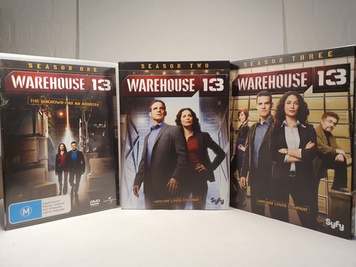 Warehouse 13 Season 1 2 3 DVD Slip Covers Region 4 / 1 LIKE NEW ...