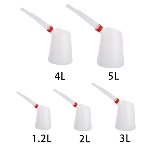 Oil Measuring Jug W/ Pouring Flexible Spout Oiler Translucent for Car ...