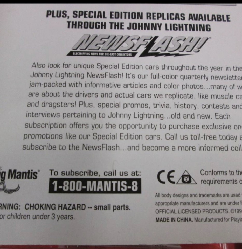 Johnny Lightning Toy Time Exclusive 1 of 5000 Promo Edition Buick Grand ...