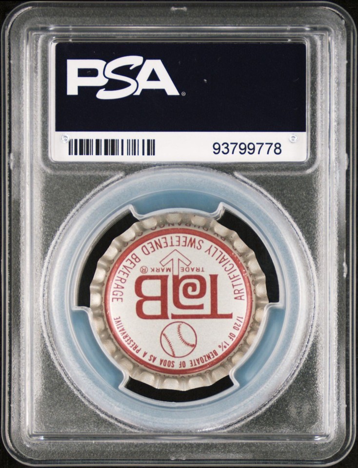 1967 TAB Coke PETE ROSE N.L. All-Star Bottle Cap N30 PSA 9 *MINT ...