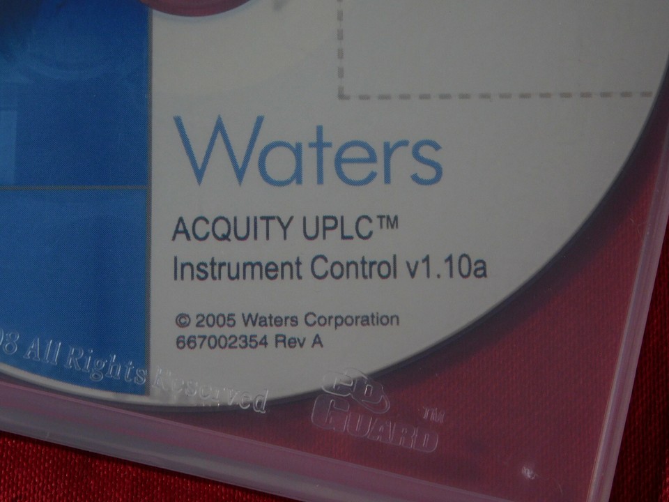 Waters Acquity UPLC Instrument Control v1.10a Software | eBay