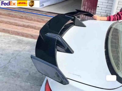 For Volvo S60 2019-2024 Carbon Fiber Rear Spoiler Tail Trunk Lip Wing ...