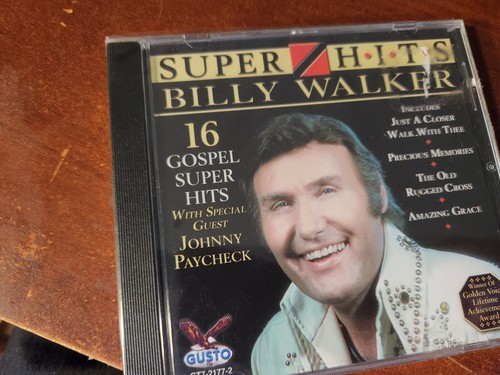 BILLY WALKER 16 SUPER GOSPEL HITS STILL SEALED CD WITH GUEST JOHNNY ...
