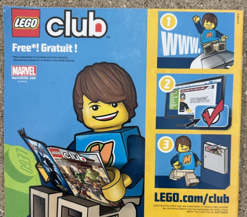 LEGO Marvel Super Heroes Instruction Manual Booklet Only 76018 ...