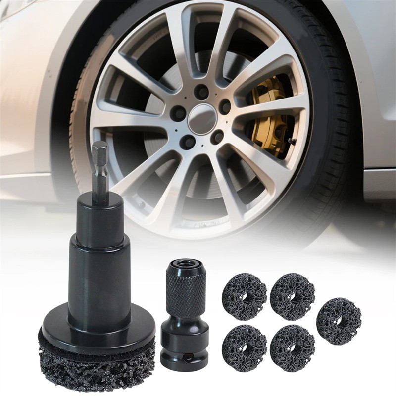 Wheel Stud Cleaner Wheel Hub Resurfacing Kit Portable Rust Remover | eBay
