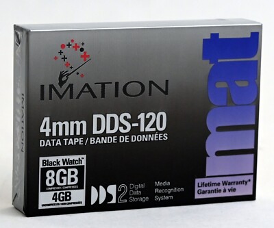 Imation DDS-120 4mm Data Tape 8GB/4GB DDS-2 ~ New Sealed | eBay