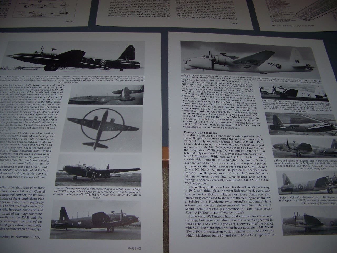 VINTAGE..VICKERS WELLINGTON MK.XIV..SPECS/CUTAWAY/3-VIEWS (815B) | eBay