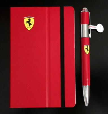 Ferrari Set. A6 Notebook + Ballpoint Pen. Officially Licensed Product ...