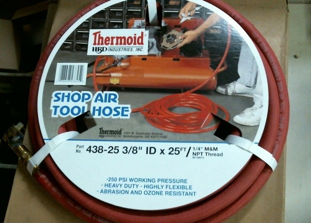 Thermoid 25 Ft. L X 1/4 In. Air Hose EPDM Rubber 250 PSI Red for sale ...