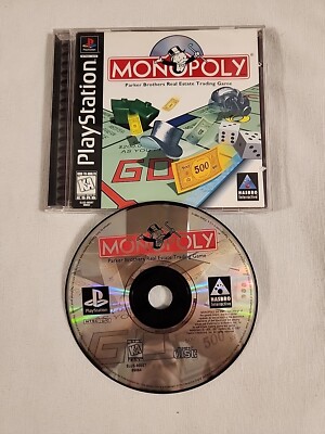 Monopoly (Sony PlayStation 1, 1998) - PS1 - Complete 608610990645| eBay
