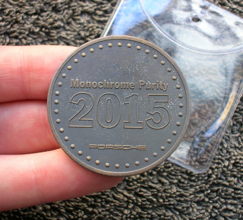 PORSCHE CALENDAR COIN BADGE 919 HYBRID 2015 MONOCHROME PURITY NOS | eBay