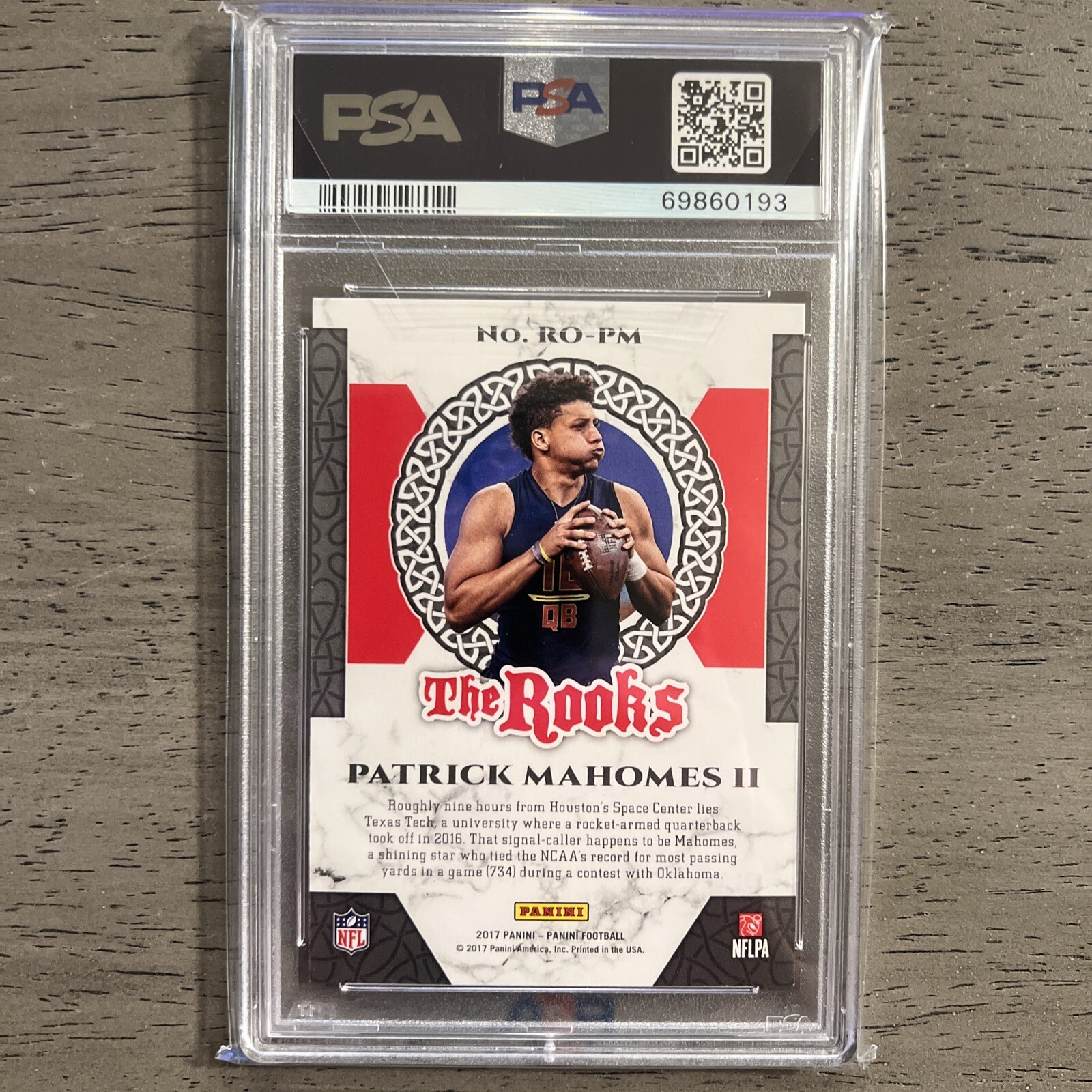 2017+Panini+-+The+Rooks+%23RO-PM+Patrick+Mahomes+II+%28RC%29 for sale ...