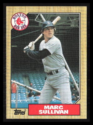 Marc Sullivan 1987 Topps #66 Boston Red Sox | eBay
