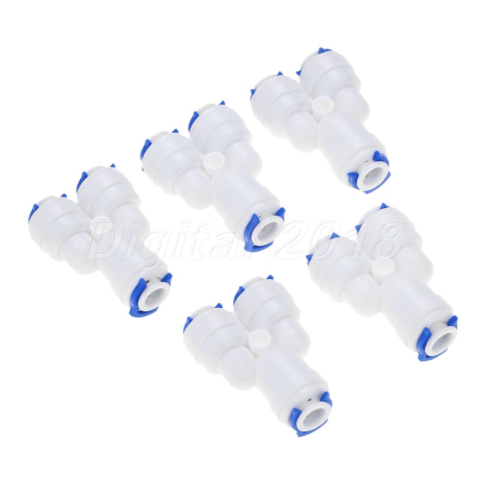 1/4" OD Y Type Quick Connect Pure Water Filters Connector for Reverse ...