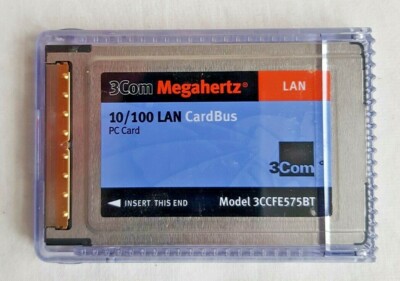 3Com 3CCFE575BT Megahertz 10/100 PCMCIA Lan Adapter PC Card, CardBus | eBay