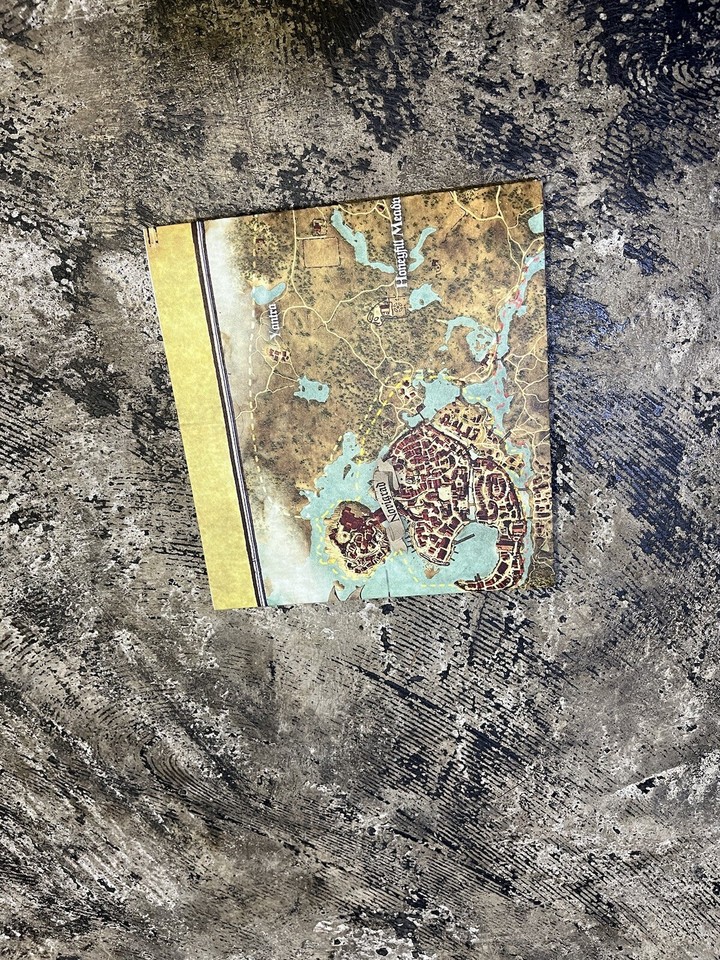 Witcher 3 Map Northern Realms Shellige White Orchard Paper HTF World ...