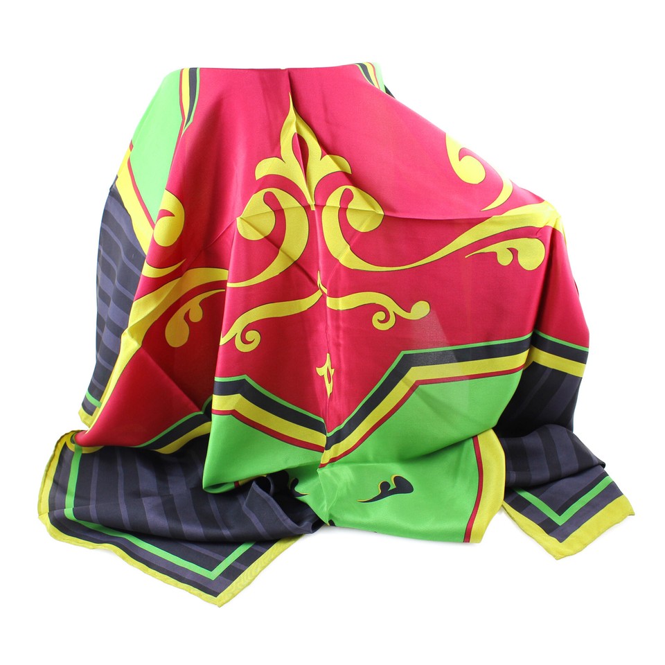 Vintage ACME Studio AEROBLEU “Oriment" 100% Silk Scarf 36” X 36” NEW | eBay